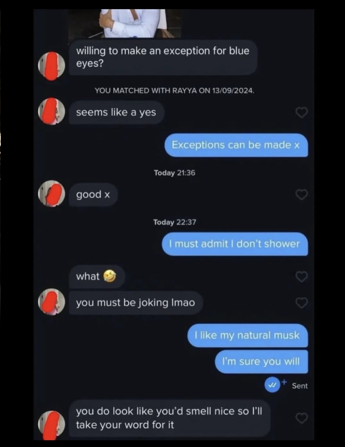 Guy made a Tinder profile writing he had a criminal record for beating ...